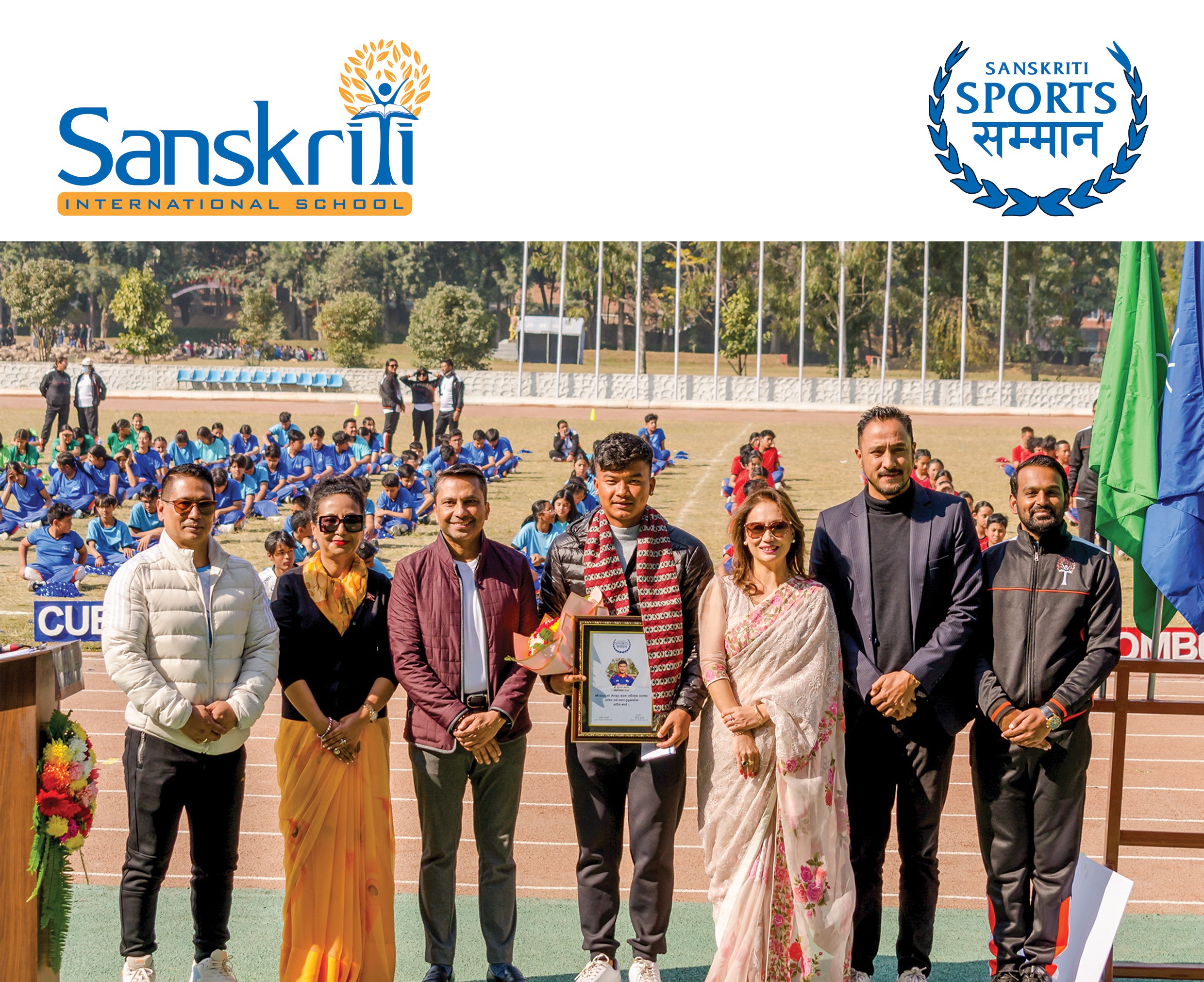 National Cricket icon Kushal Malla receives “Sanskriti Sports Samman ...