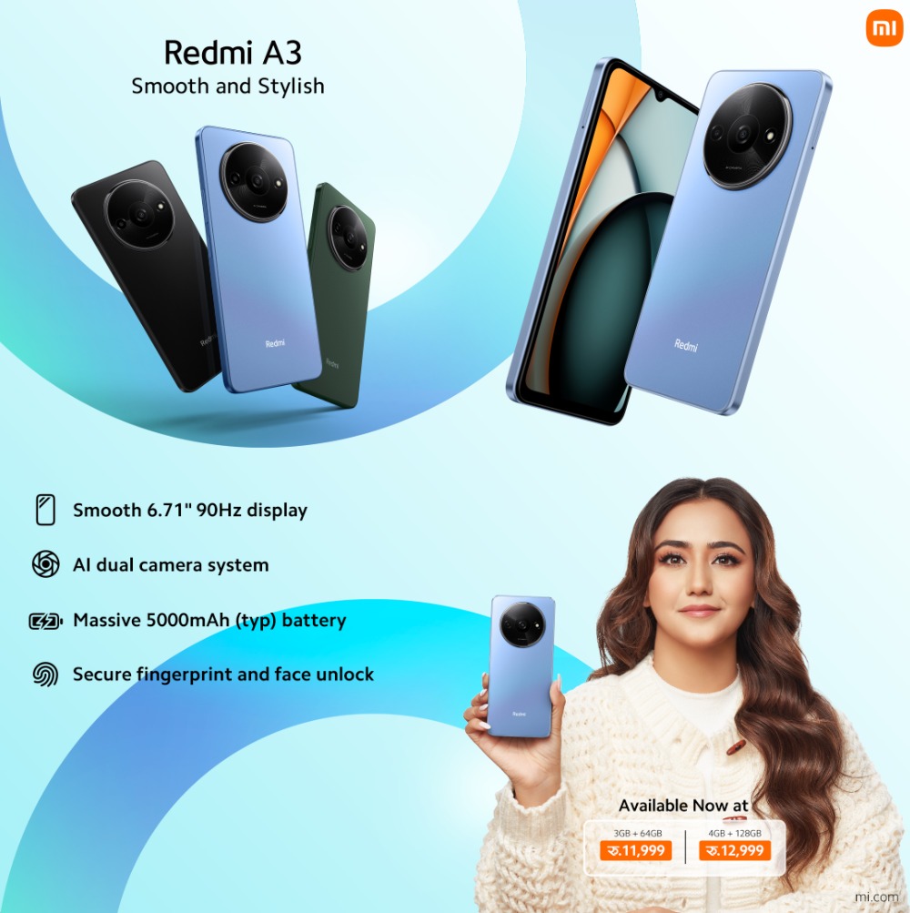 Xiaomi Announces the Launch of Redmi A3 in Nepal - Best Financial News ...